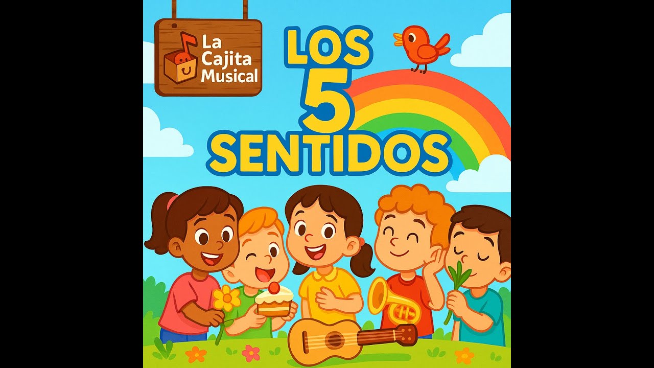 Con mis cinco sentidos Canción infantil educativa La Cajita Musical ...