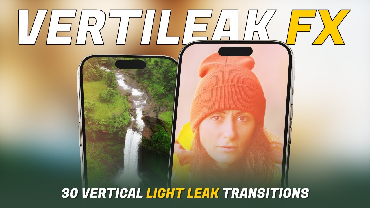 30 Best VERTICAL Light Leak Transitions - VERTILEAK FX - YouTube