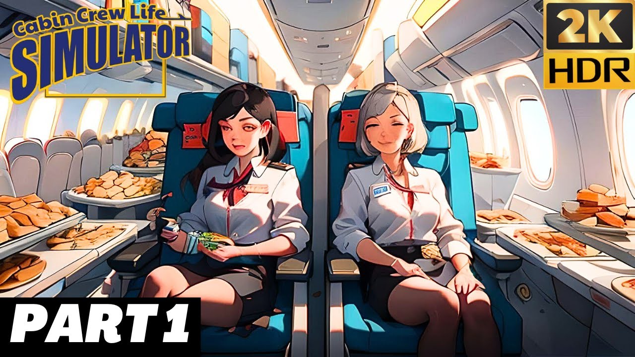 Cabin Crew Life Simulator | PART 1 | 2K HDR - YouTube