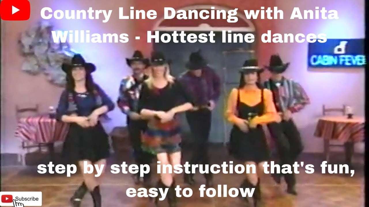Country Line Dancing with Anita Williams - Hottest line dances - YouTube