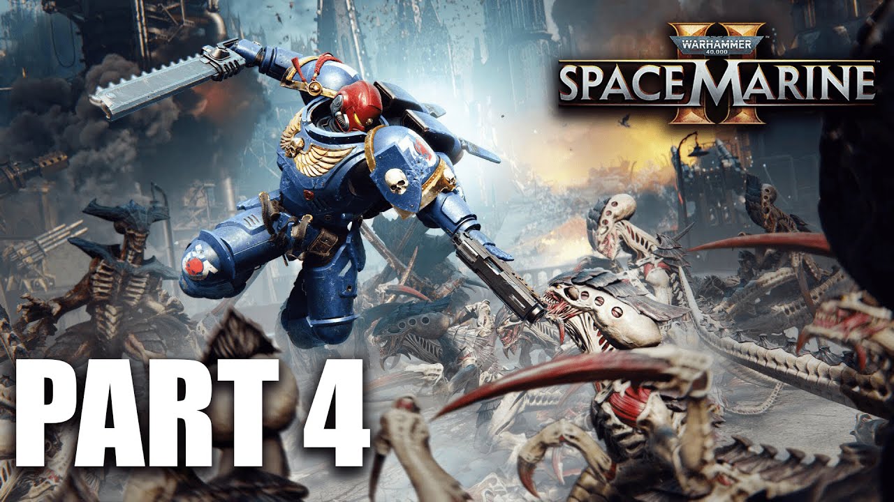 WARHAMMER 40K SPACE MARINE 2 - Walkthrough - Part 4 - RAGE (FULL GAME ...