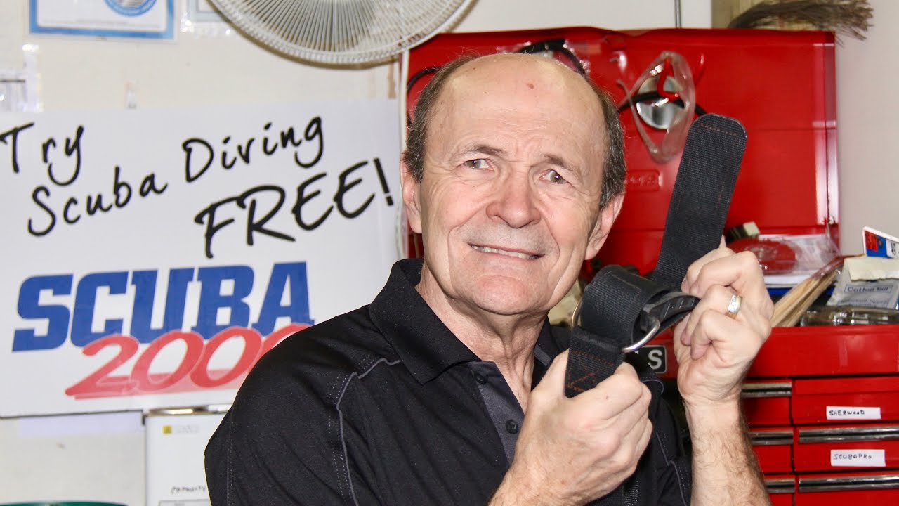 Threading A Scuba Tank Band - Scuba Tech Tips: S05E08 - YouTube