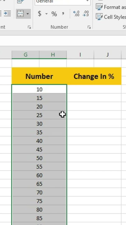 Change Number into percentage % in excel - YouTube