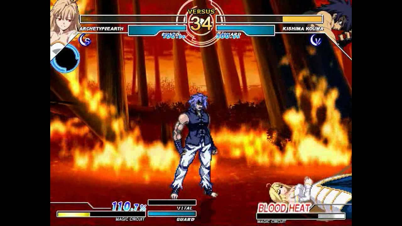 Mugen MBAA BM ArcheType : Earth Arcade - YouTube