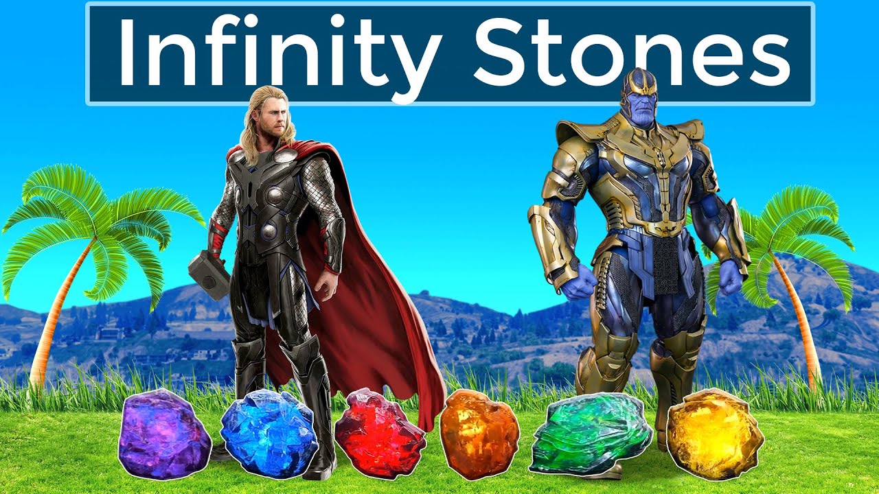 THANOS vs THOR Ultimate Infinity Stones Mega Ramp Challenge - YouTube