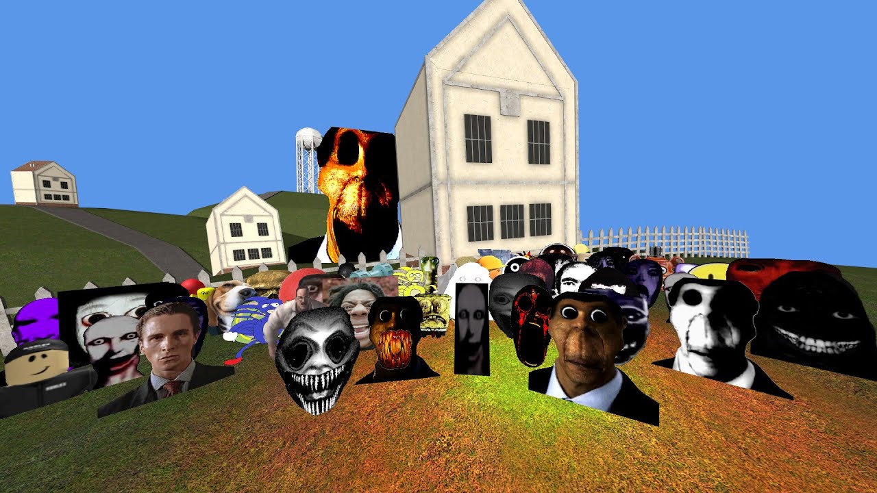 Nico's nextbots in Dream hills Dreamcore (Backrooms level 94) - YouTube