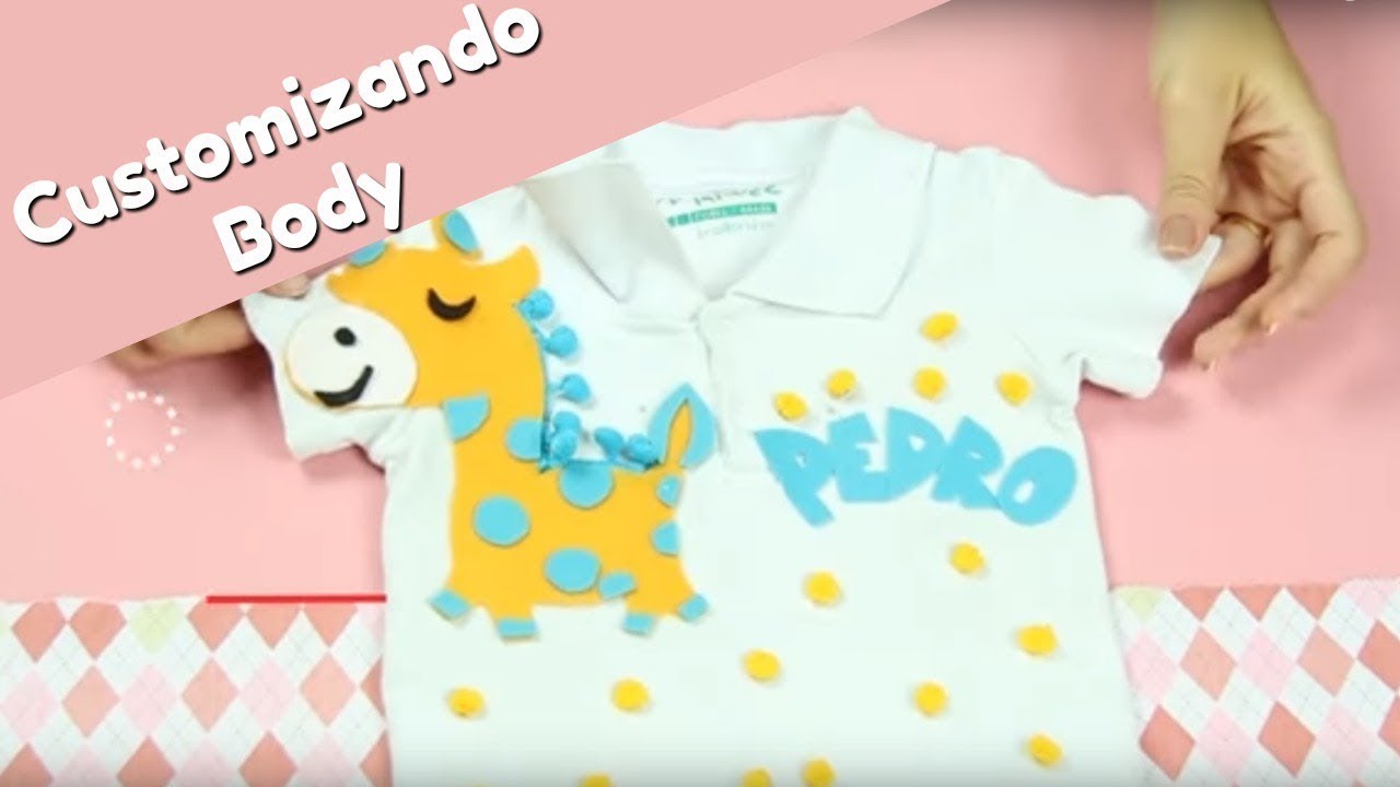 Como Customizar um Body infantil para menino - YouTube