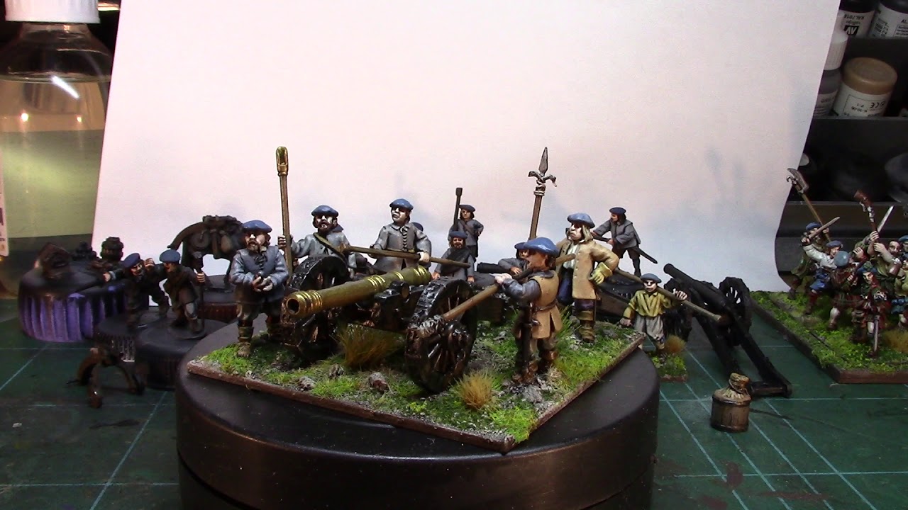 Scots Covenanter Saker 28mm Bicorne Miniatures - YouTube
