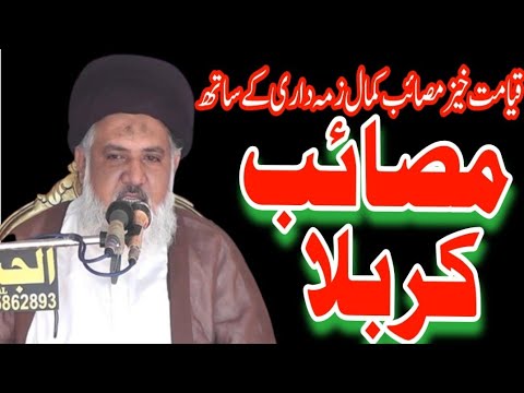 allama syed hassan raza hamdani #majlis #majlis #karbala #imamhussain # ...