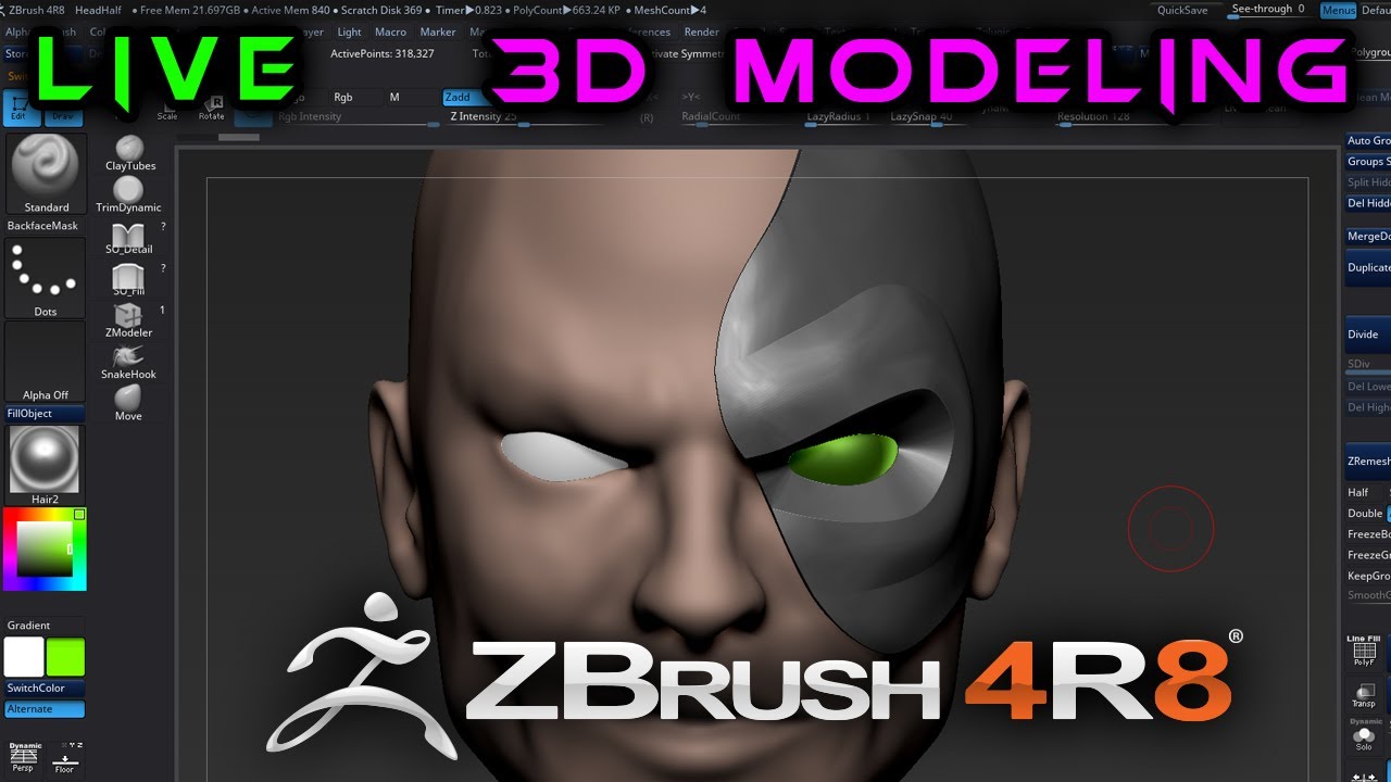 Making an Action Figure from Scratch | 3d Modeling in ZBrush | 19 - YouTube