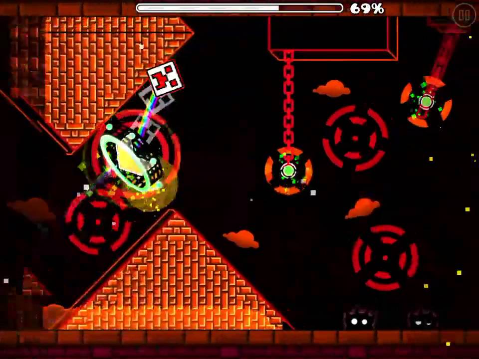 Geometry dash the lava temple by: IiITGTIiI (3 coins) - YouTube