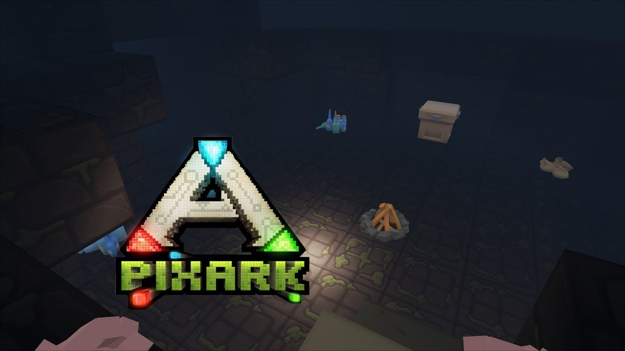 PixArk Play 22 Underground Ruins - YouTube