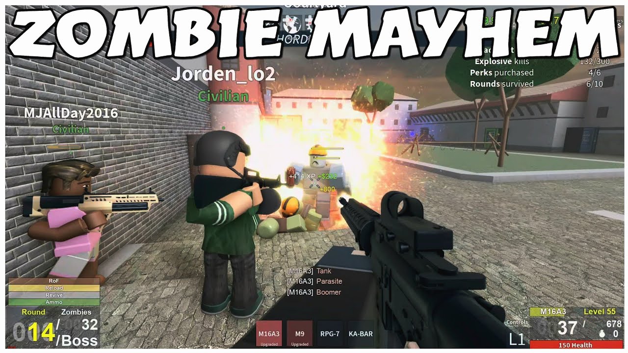 ZOMBIE UPRISING IS THE BEST ZOMBIES GAME MODE! #Roblox - YouTube