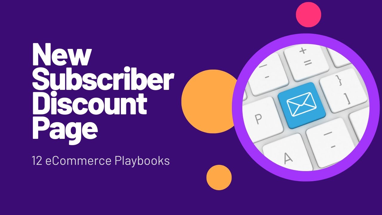 New Subscriber Discount Page - YouTube