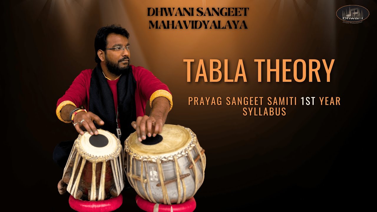 Tabla theory lesson | Prayag Sangeet Samiti 1st Year Syllabus | Tabla Prakash Book - YouTube