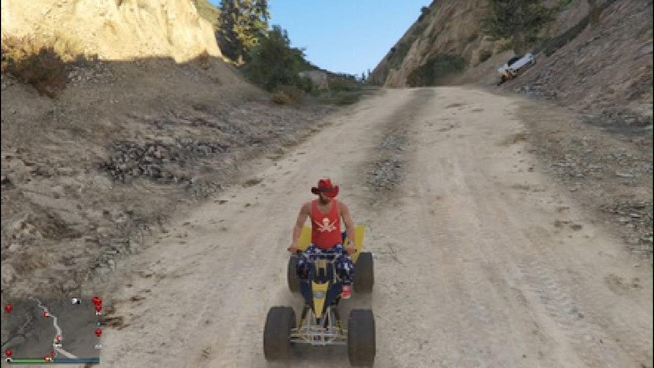 GTA Online Four wheeler stunt jump with the crew. - YouTube