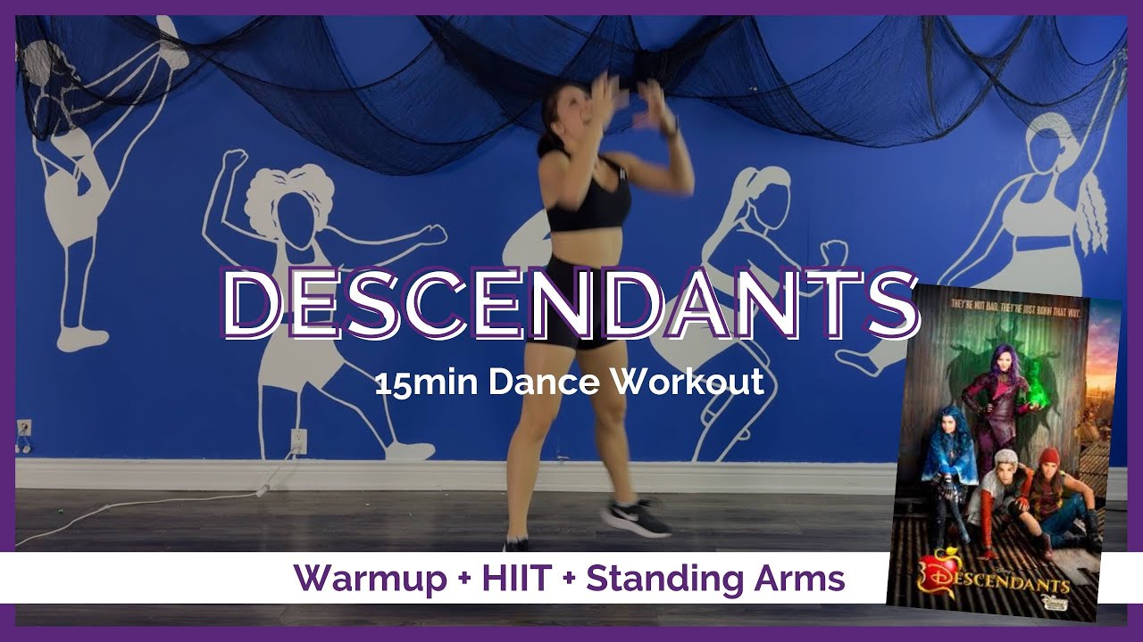 Disney Descendants Dance Workout | No Equipment, Easy to Follow, FUN ...