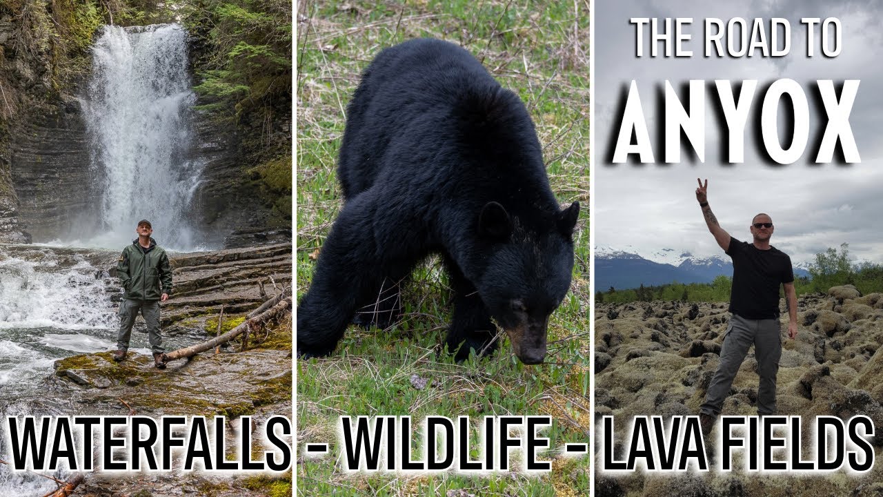 The Road To Anyox, - Exploring the Waterfalls and Lava Fields of ...