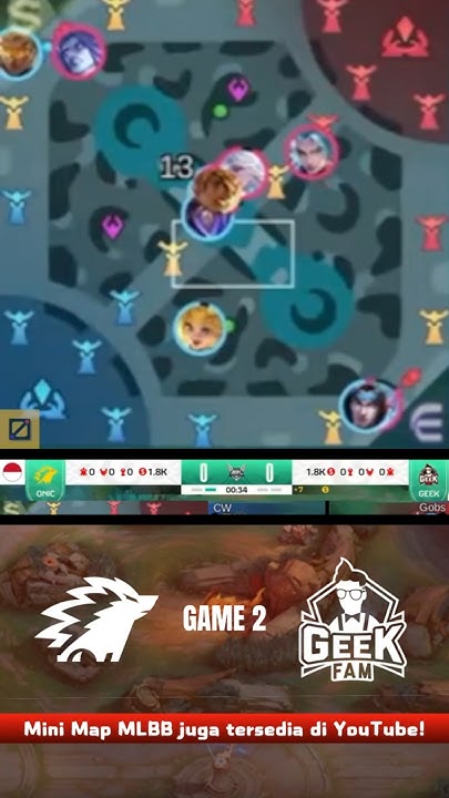 [Mini Map] ONIC vs GEEK - Game 2 - Week 2 Day 1 - Regular Season - MPL ID S15 - YouTube