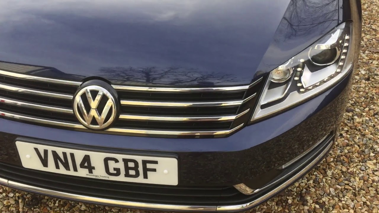 VW Passat TDi Executive Style Finished In Shadow Blue Pearl - YouTube