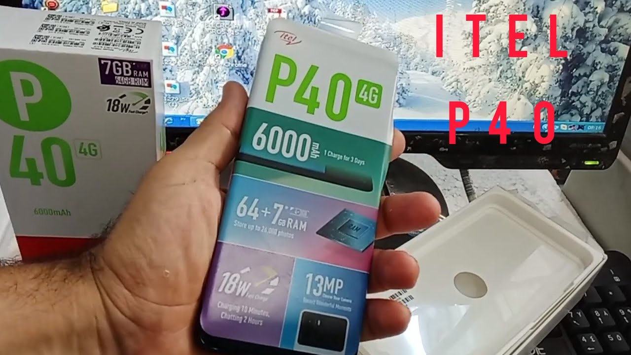 unboxing itel P40, review, test camera, price, fiche technique - YouTube