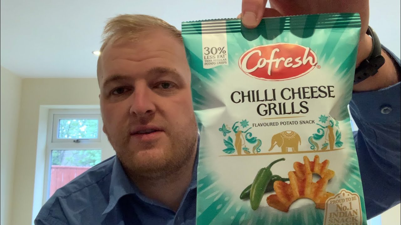 Cofresh Chilli Cheese Grills Flavoured Potato Snacks - Review - YouTube