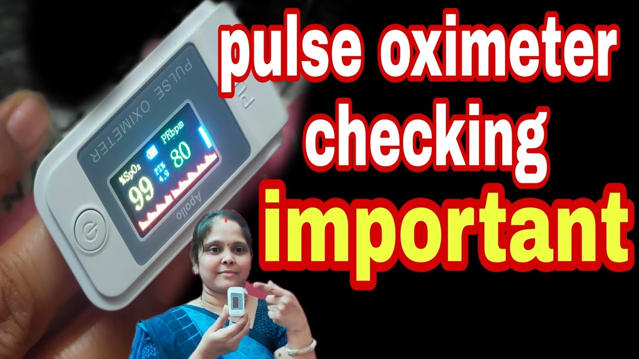 Pulse oximeter checking |How to check oxygen levels|pulse oximeter how ...