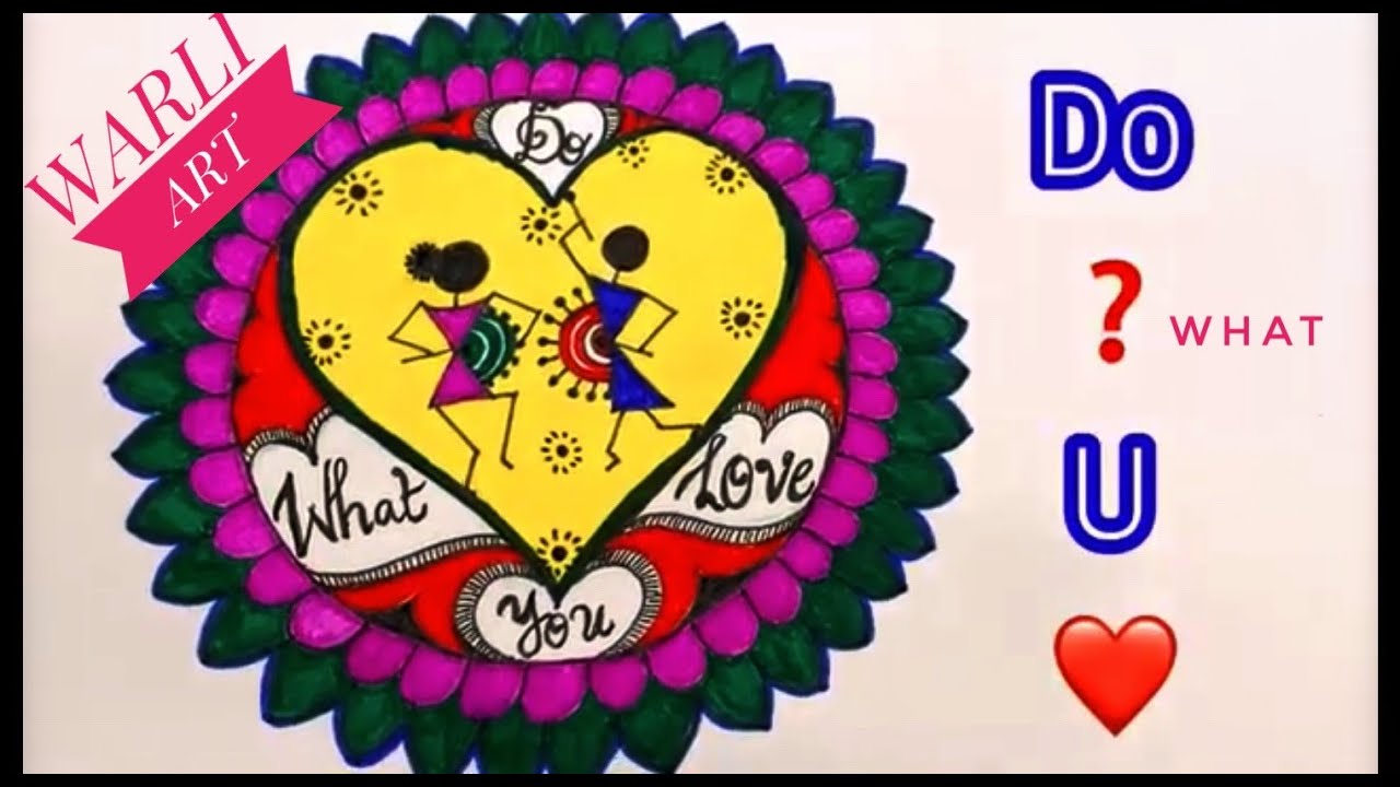 Mandala Art Warli Design, Easy Mandala art with Warli, Mandala Art with ...