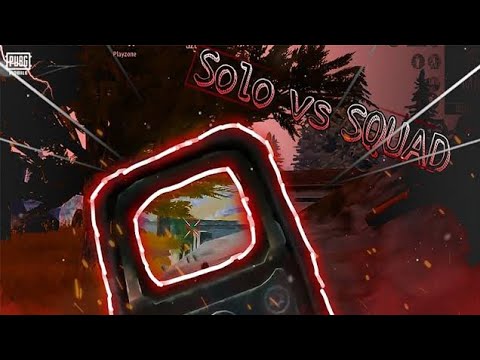 Pubg mobile TDM Solo vs squad master gamerz #pubg #newmap #solovssquad ...