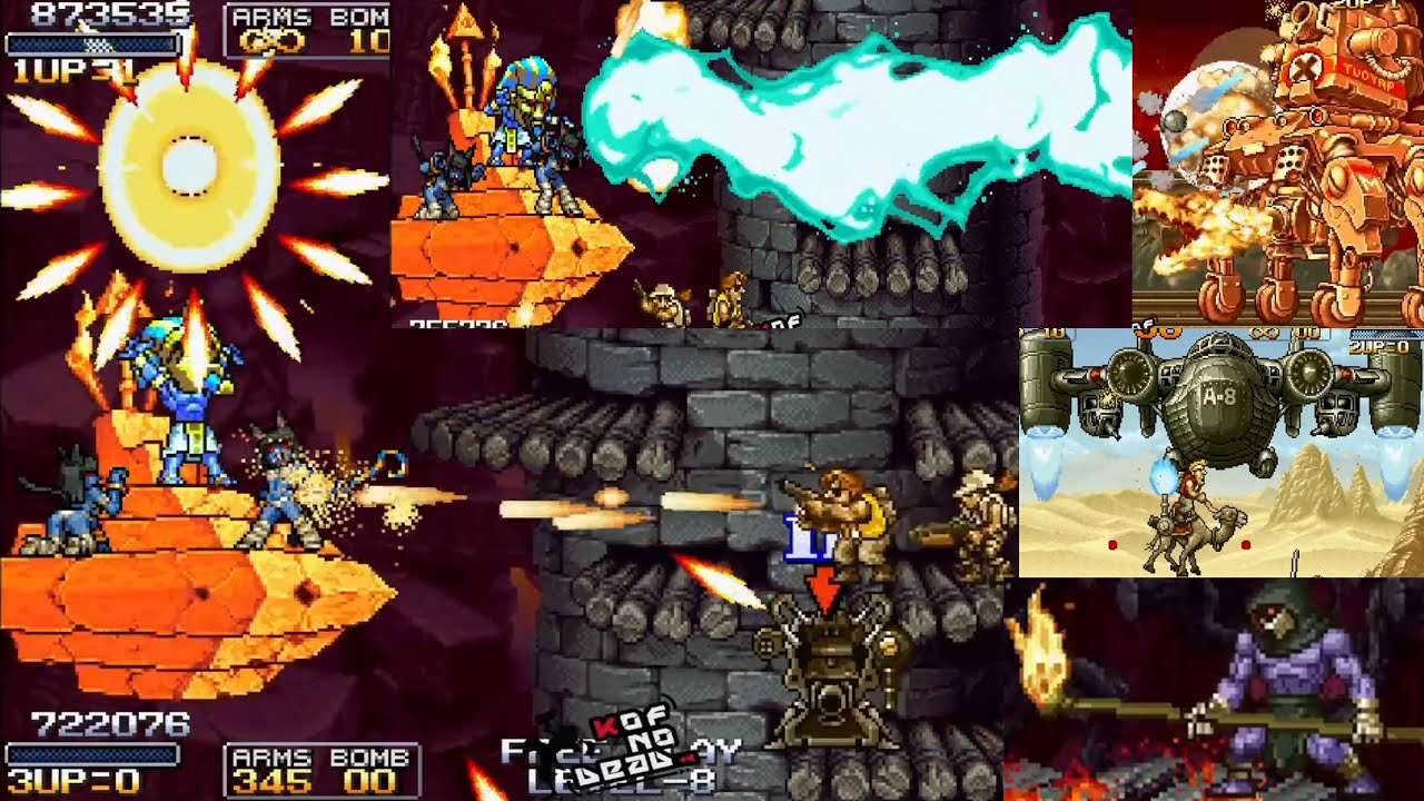 Metal Slug 2 5 SB Fanthology 3 players Juego completo - YouTube