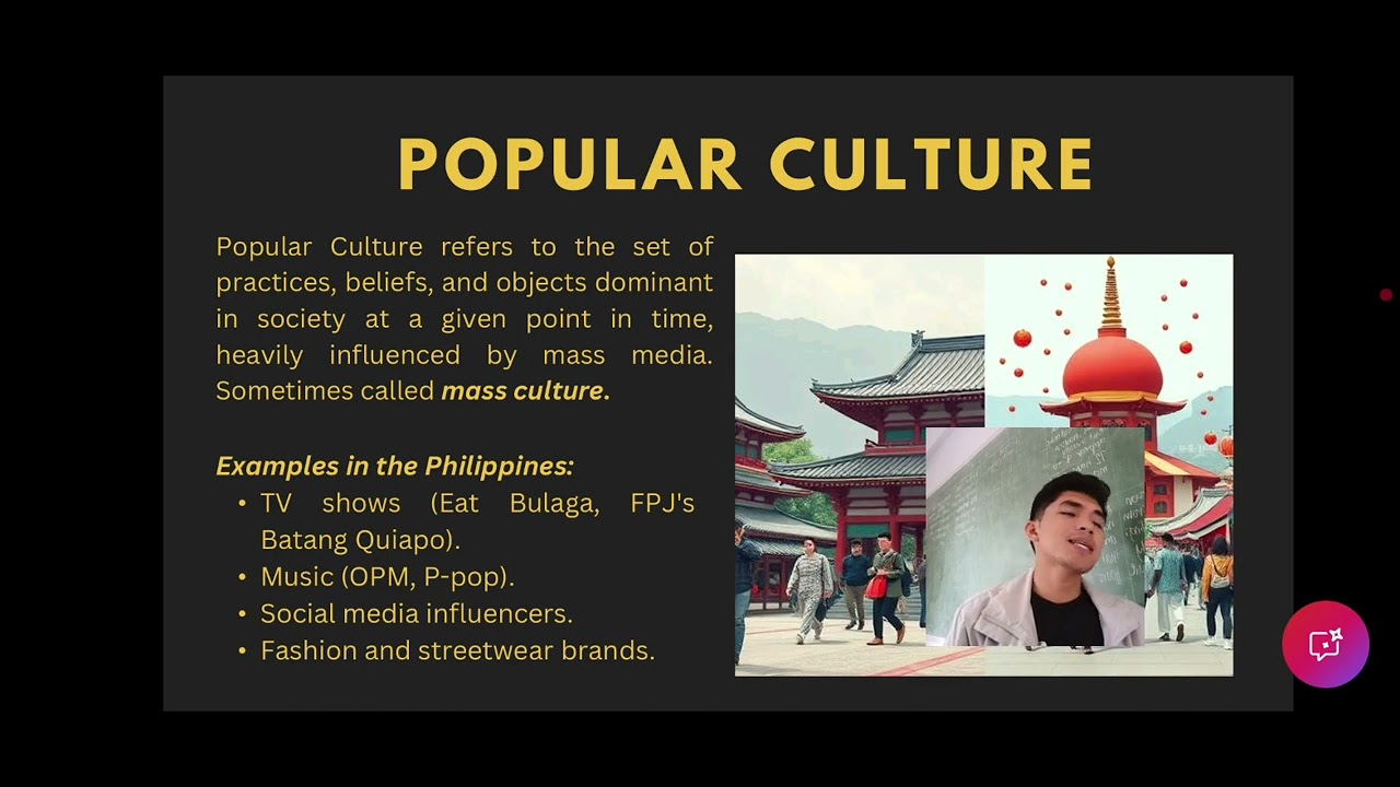 WEEK 1: INTRODUCTION TO THE POPULAR CULTURE - YouTube