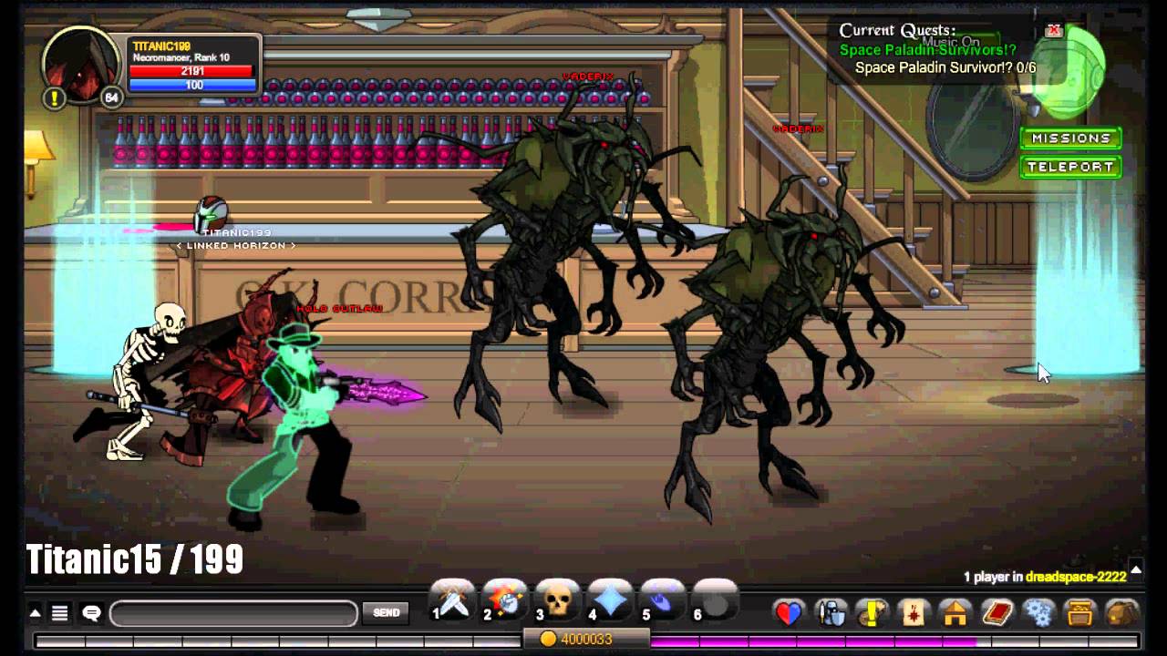 AQ Worlds "Space Paladin Survivors?!" (Quest) - YouTube