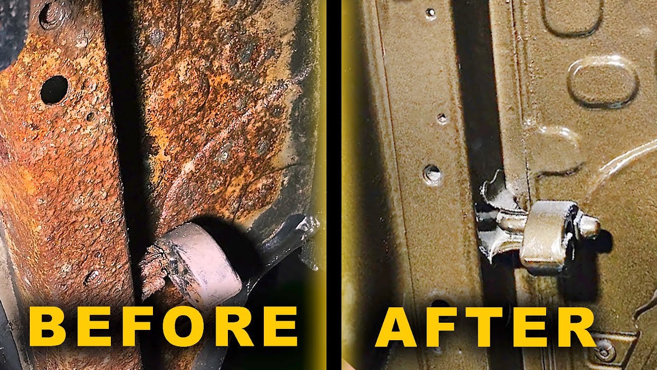 Restoration Rusty Car Bottom Body - Toyota Corolla E140 - YouTube