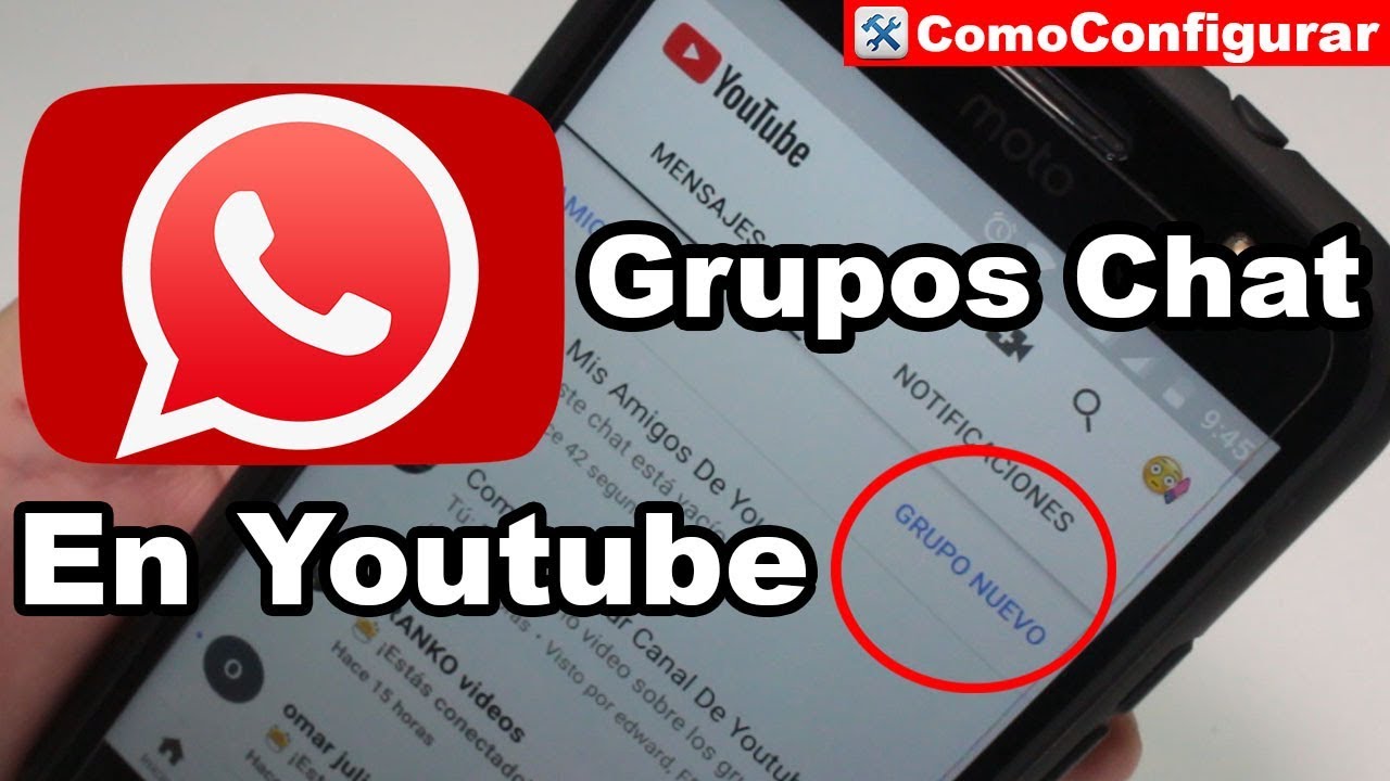 Como crear un grupo de Chat en Youtube - Grupos de whatsapp en Youtube ...