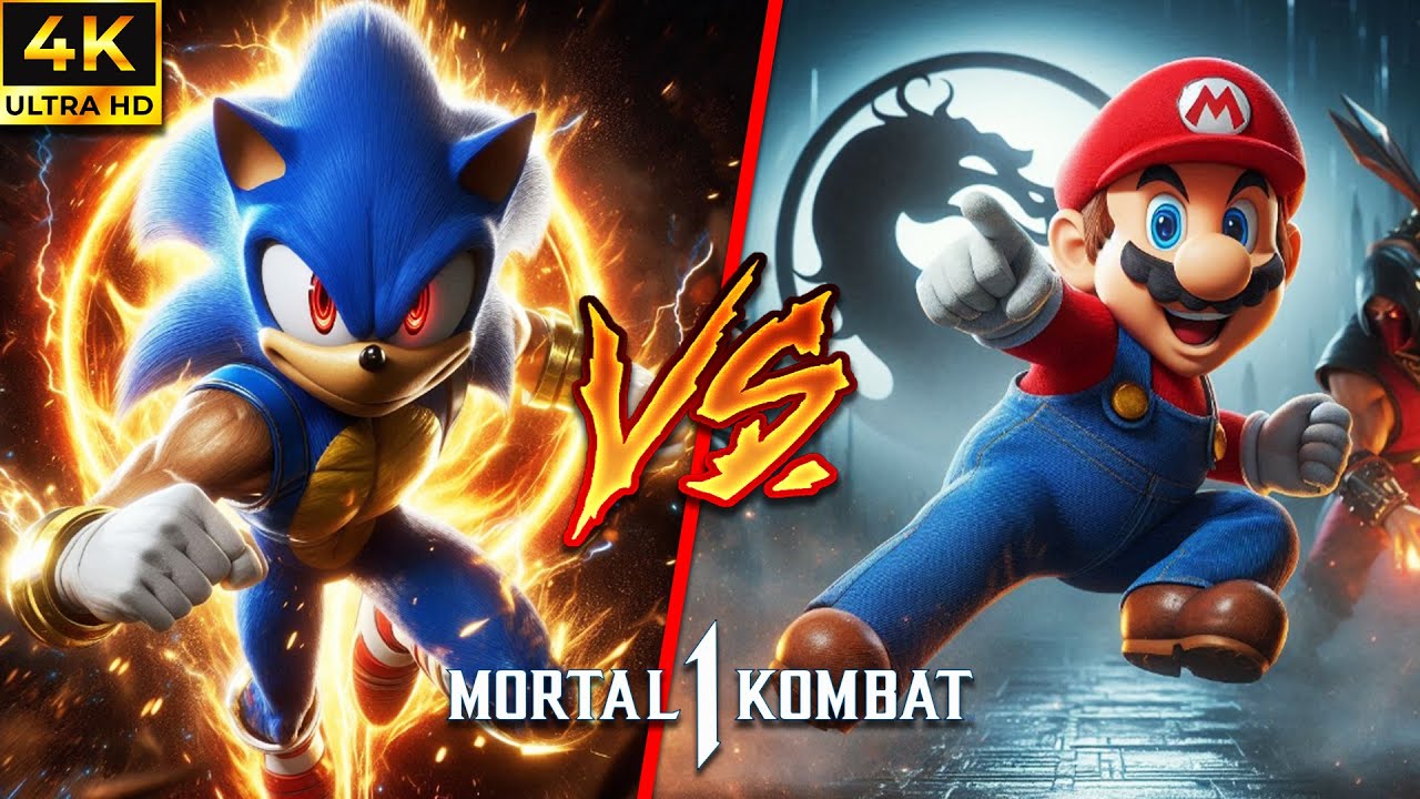 Super Sonic Vs Super Mario | MK1 Gameplay - YouTube