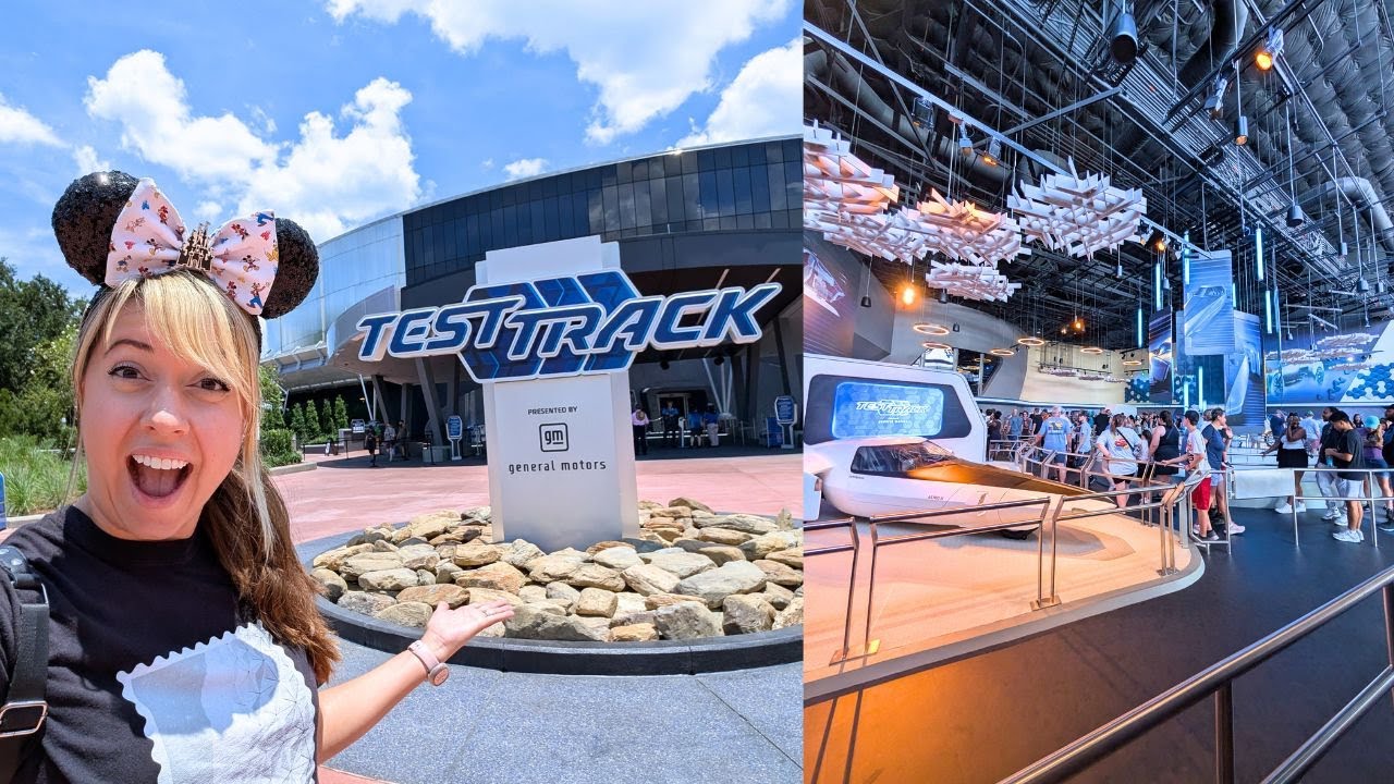 Riding the New Test Track 3.0 at Epcot! Shopping at Creations! - YouTube