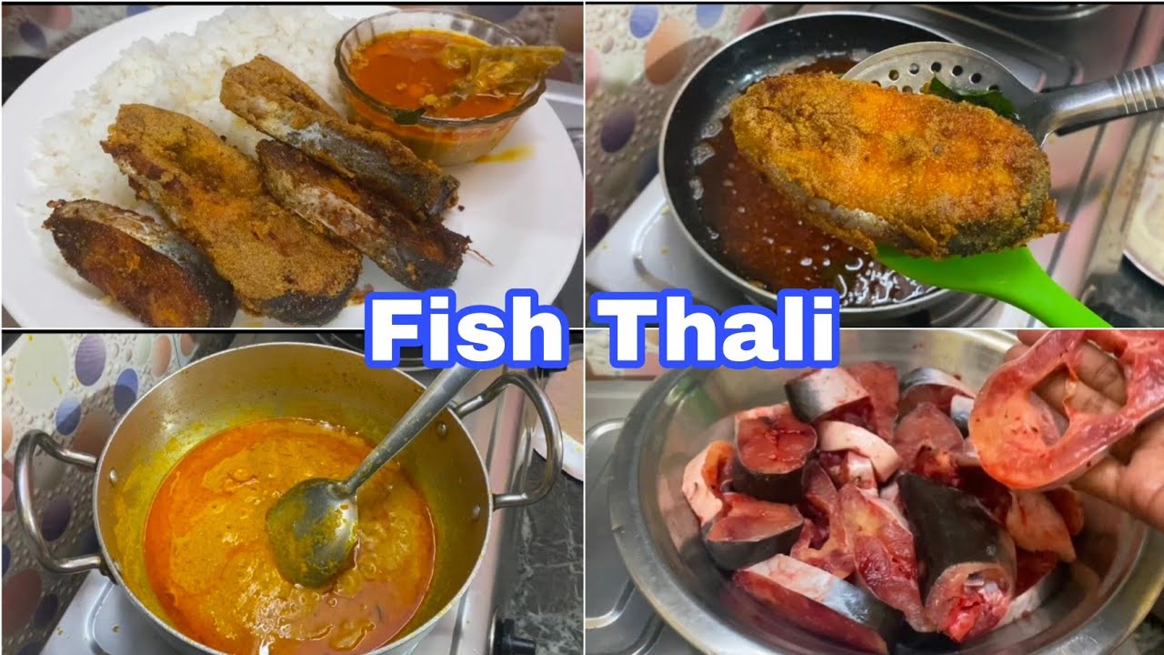 Fish 🐟 Thali ! Special Fish ️ Fry & Gravy Recipe 😋! Mere Andaaz Me Fish ...