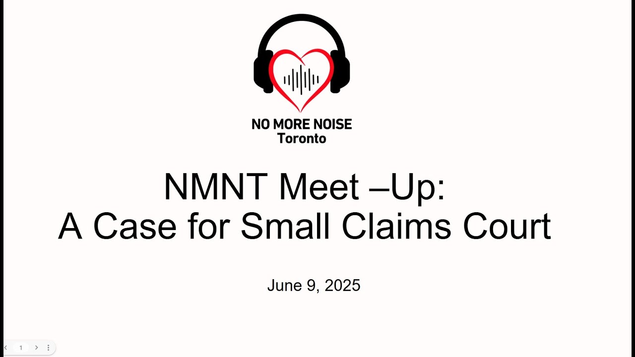 NMNT Meet - Up: A Case for Small Claims Court Presentation - YouTube