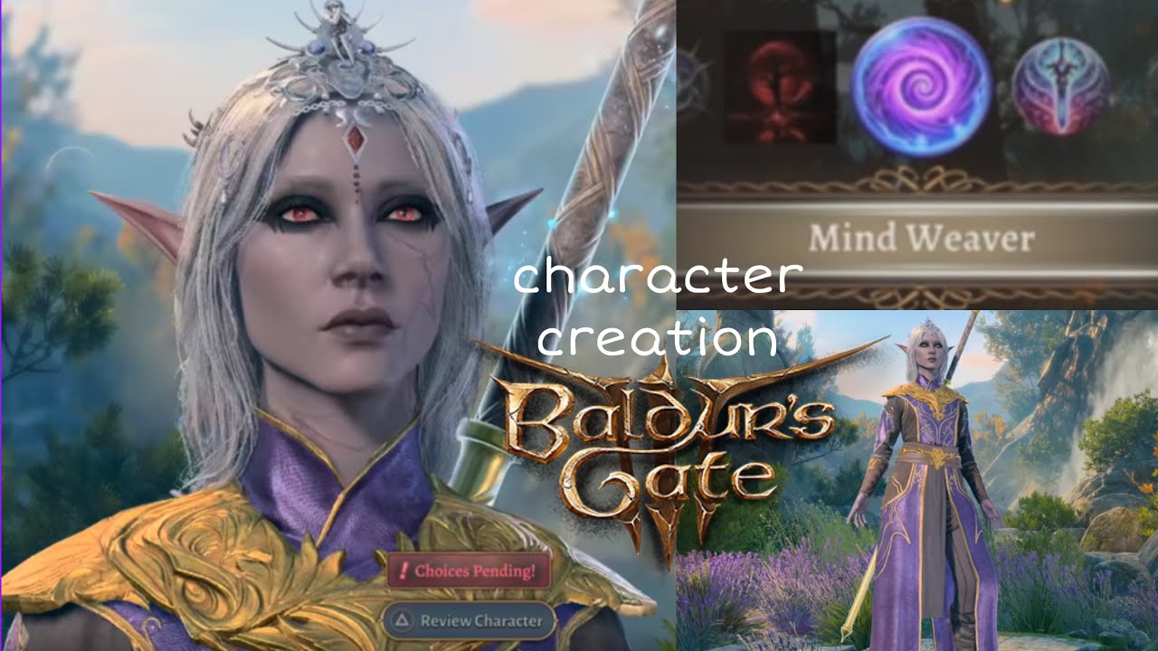 Creating a Mindweaver in Baldur's Gate 3 - YouTube