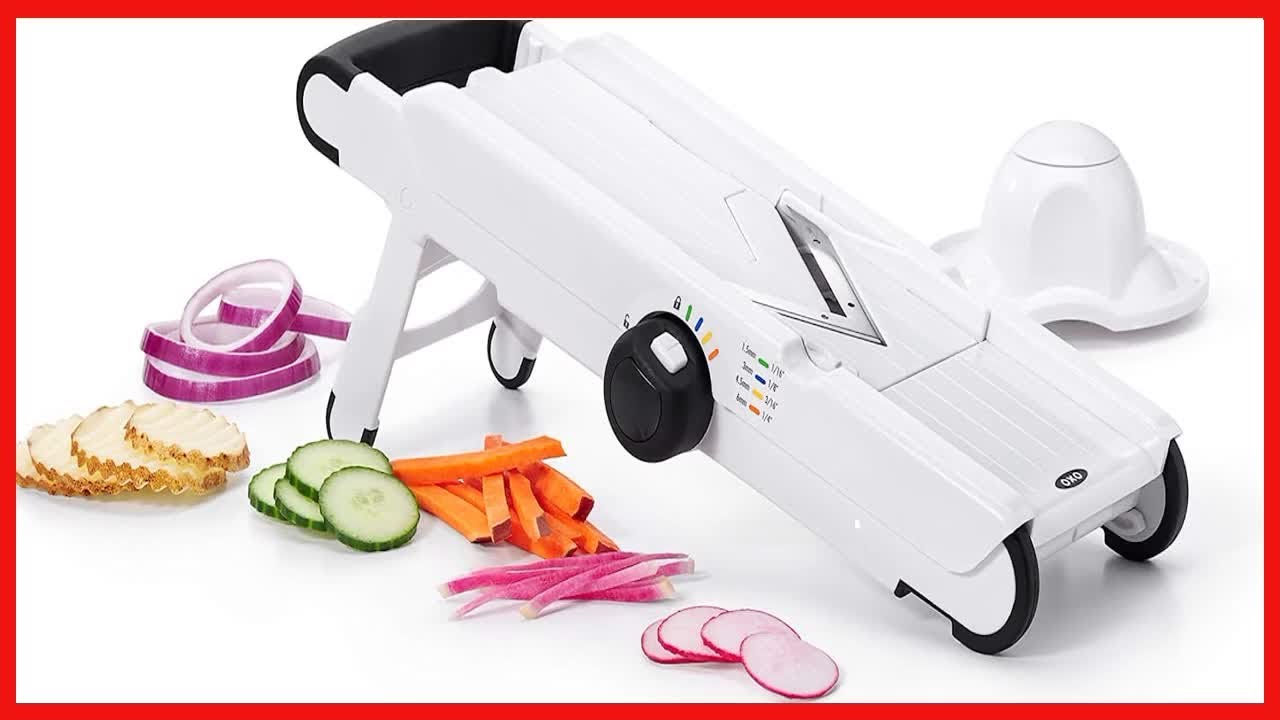 Great product - OXO Good Grips V-Blade Mandoline Slicer - YouTube