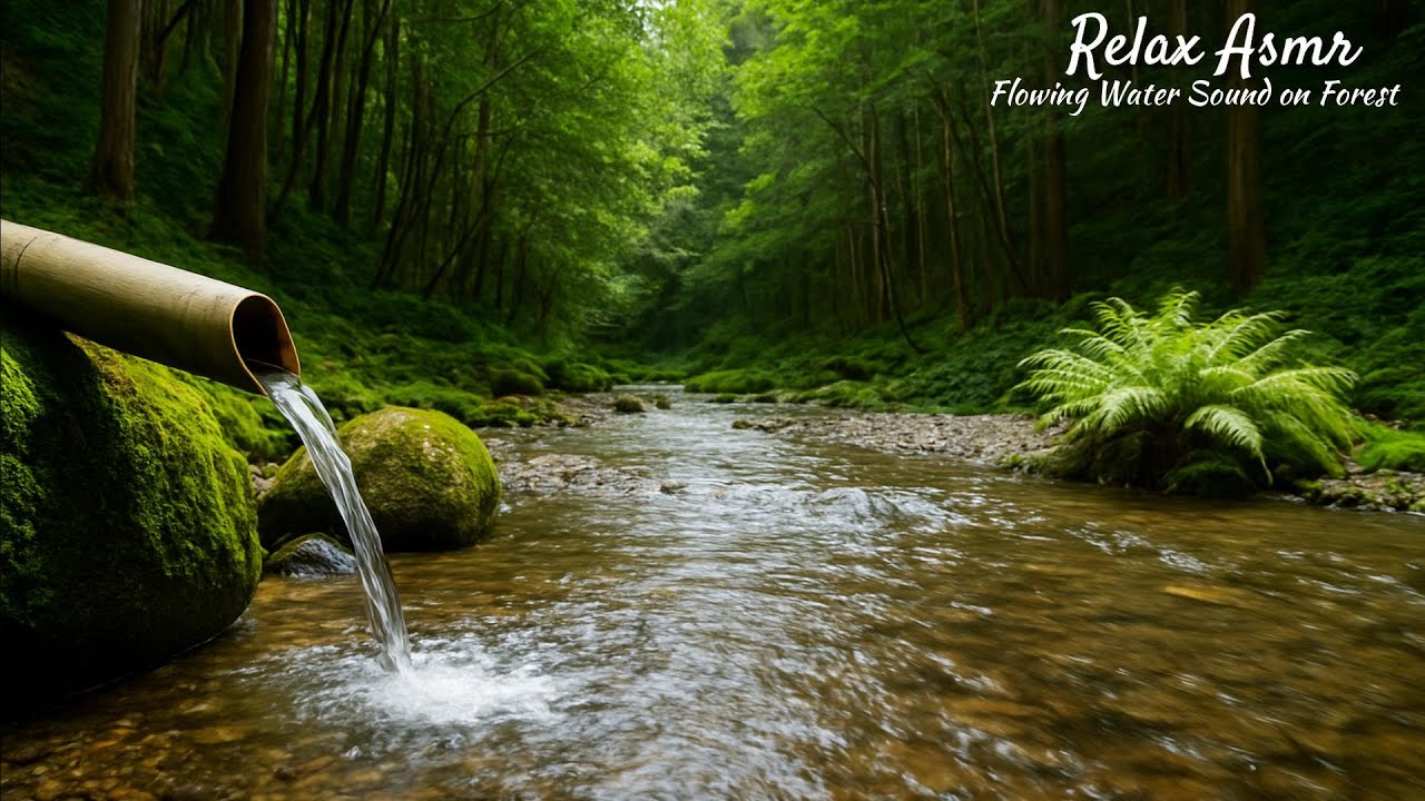 Calming River Sounds in Forest 🌿 | Meditation & Relaxation - YouTube