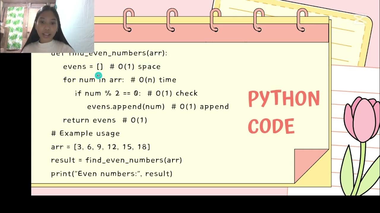 Finding All Even Number in an Array Algorithm in Terms of Time and Space Complexity - YouTube