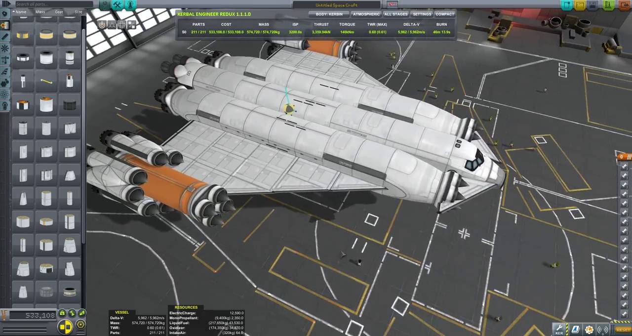 KSP Diaries - 120t Cargo ship construction and testing[Incomplete ...