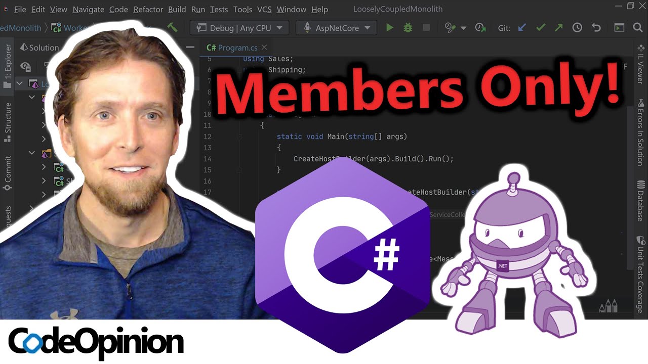 Get Exclusive Content! Become a CodeOpinion Member - YouTube