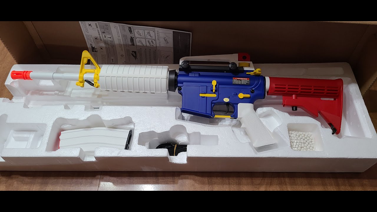 Matrix Custom Gundam Inspired Airsoft M4 E.F.S.F.Custom - YouTube