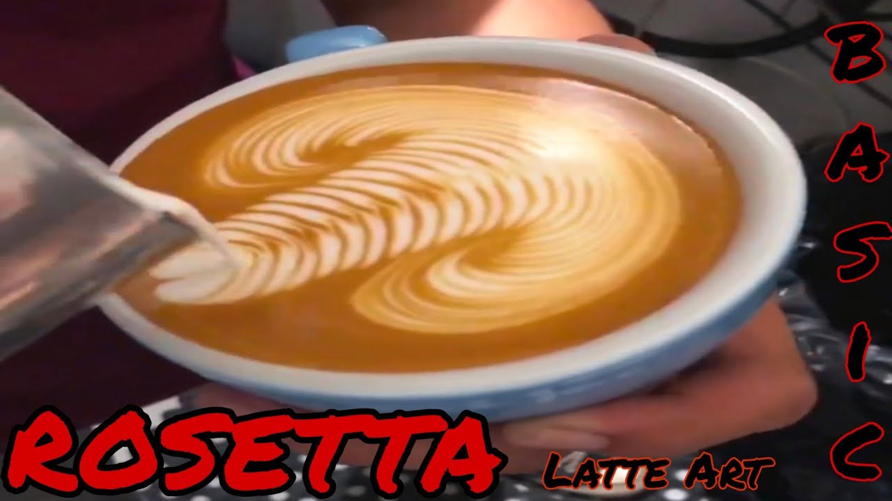 Rosetta Latte Art. Basic Rosetta Latte Art. How To Make Inverted Rosetta With Tulips, Must Try👉👉 ...