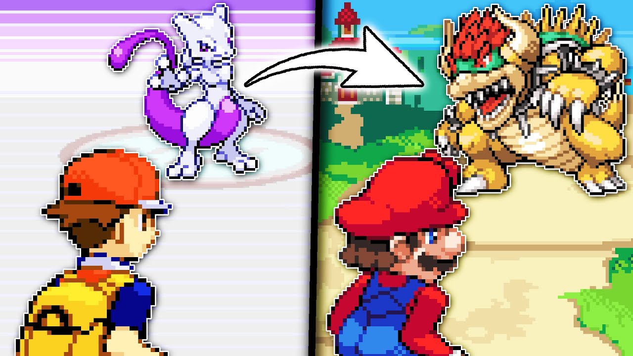 POKÉMON pero entras al MUNDO de MARIO BROS - YouTube