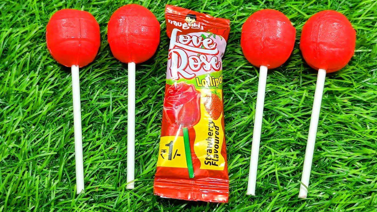 Satisfying Video | Red Candy Packet vs Candy Lollipop Unpacking ASMR ...