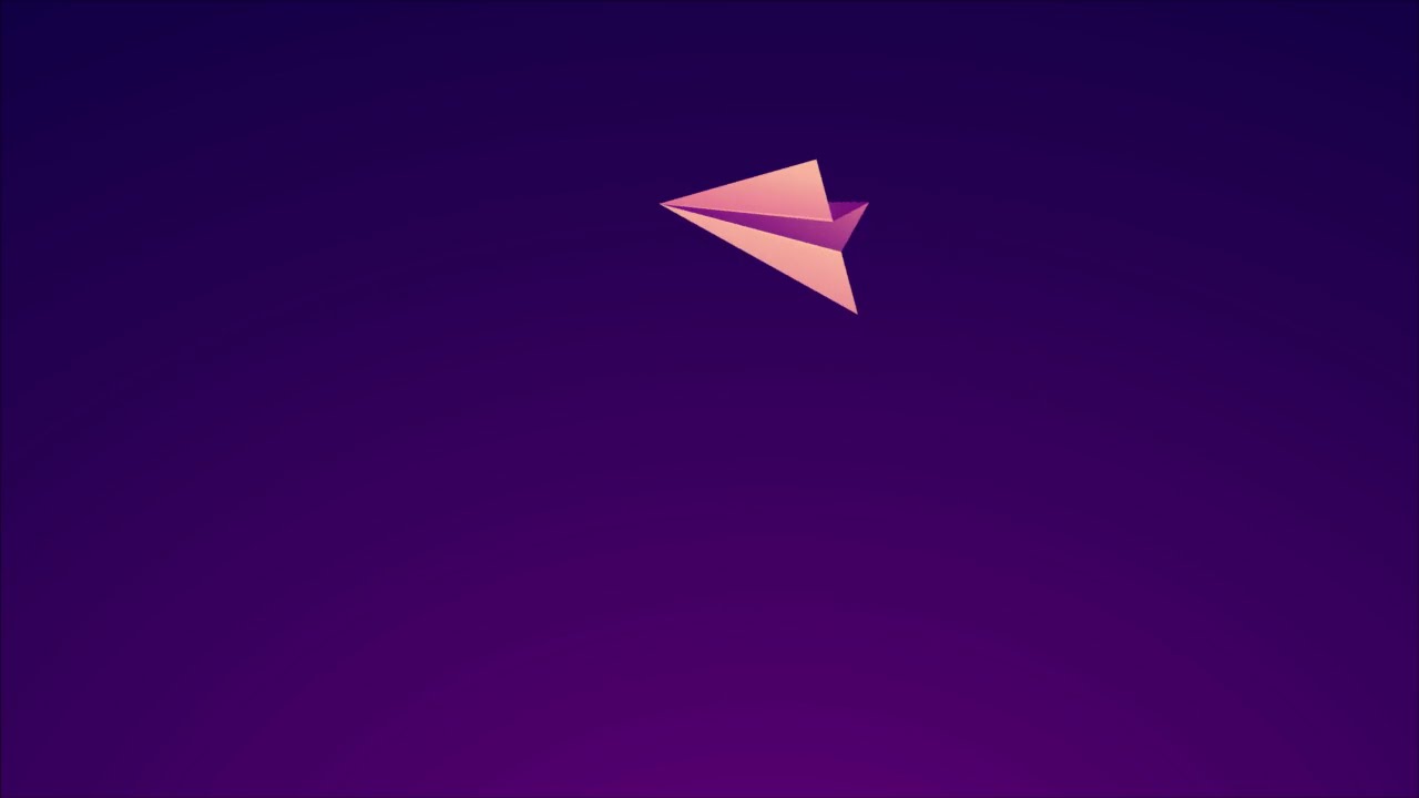 Paper plane animation | Práctica 1 - YouTube