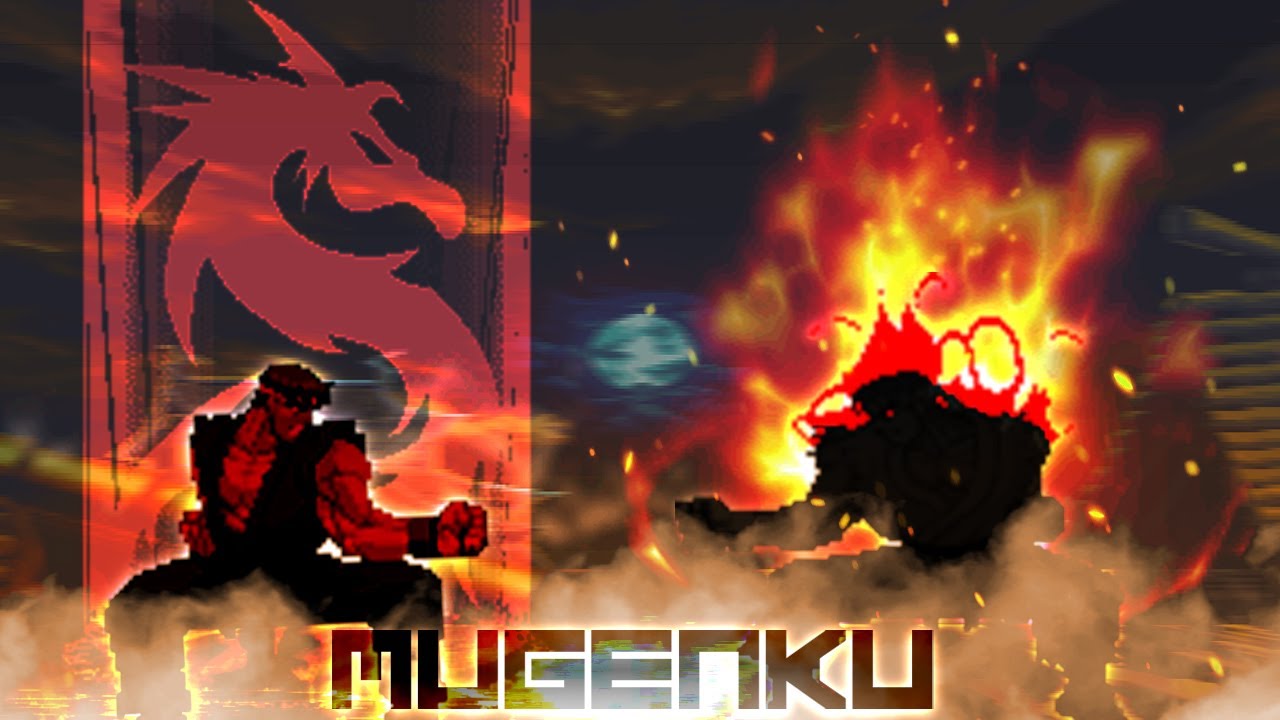 Rematch! Dragon Ryu vs Code-Name: Ansatsuken Ryu. Street Fighter MUGEN ...